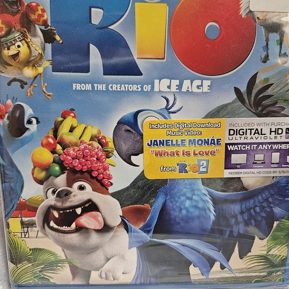 Fox | Media | Rio Bluray Dvd Digital Hd New Factory Sealed | Poshmark